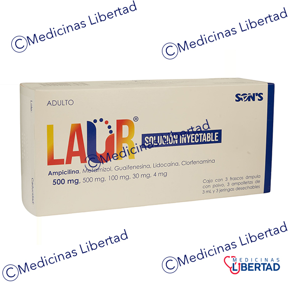 LAUR ADULTO SOLUCION INYECTABLE C/3 | Medicinas Libertad